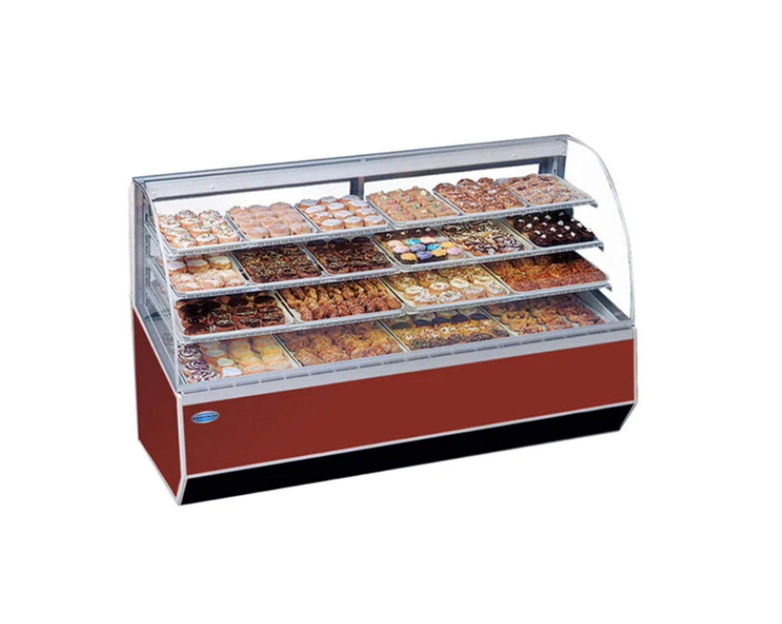 FixtureDisplays Federal Industries SN-77 77" Series '90 Double-Curved Glass Dry Bakery Case WS ...